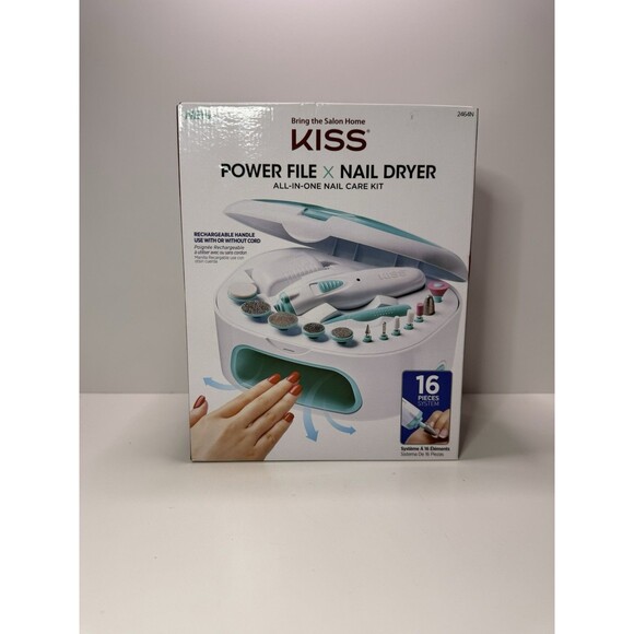 Kiss | Bath & Body | Kiss Power File X Nail Dryer All In One Nail Care ...